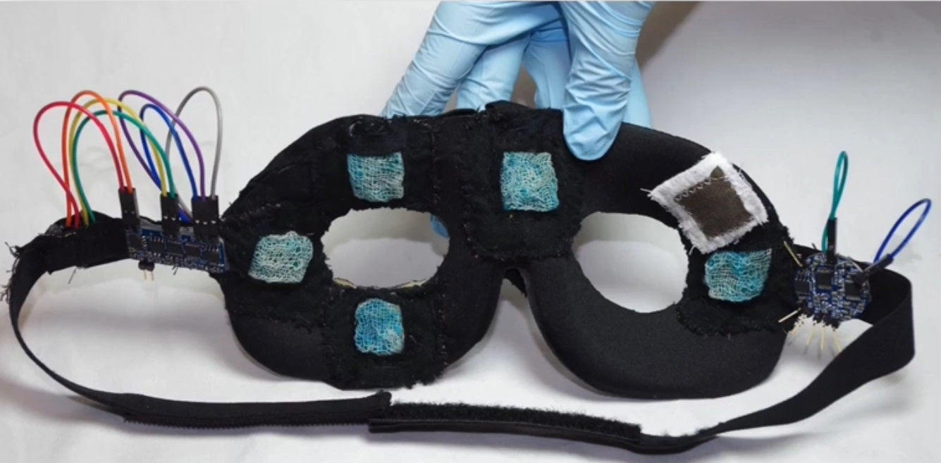Sensing mask tracks precise eye movements | Informed Sauce
