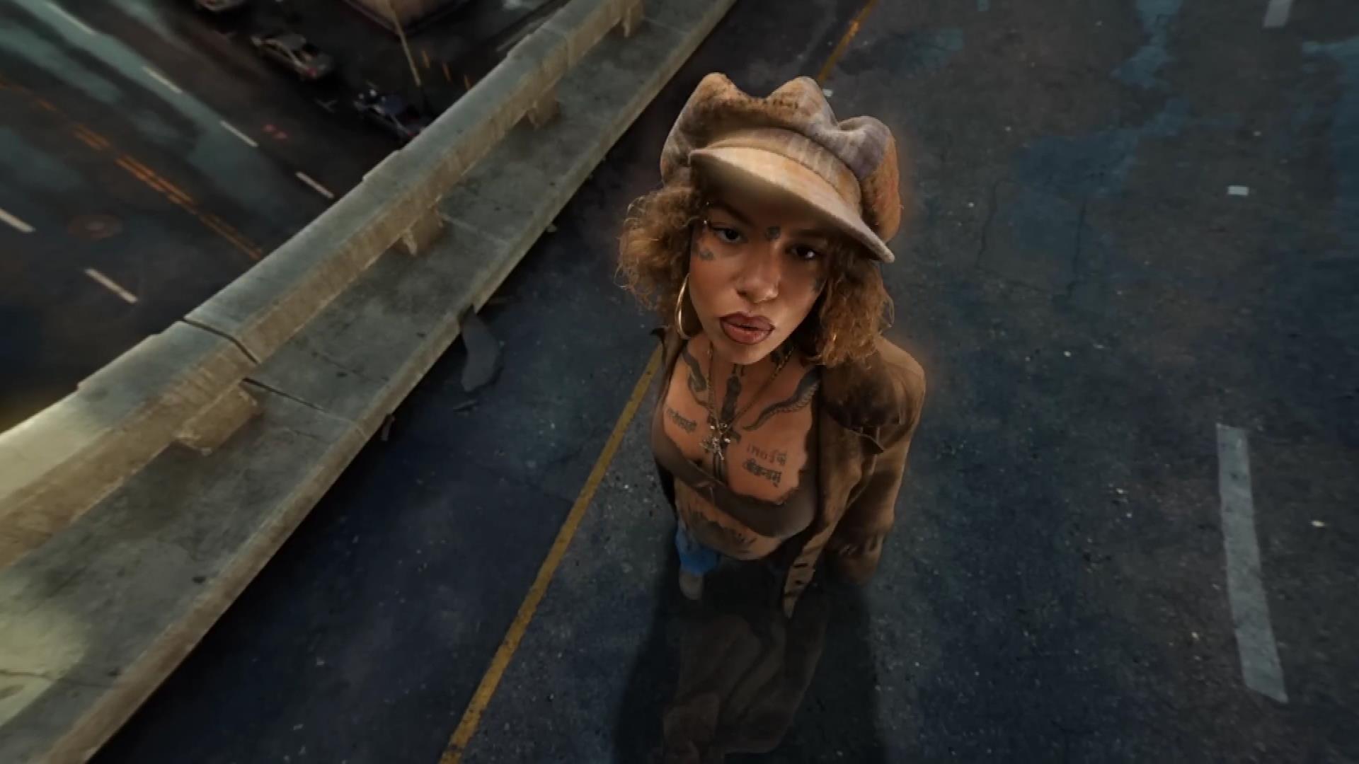 Shooting Greentea Peng's new promo in "the playground of the future" | Informed Sauce